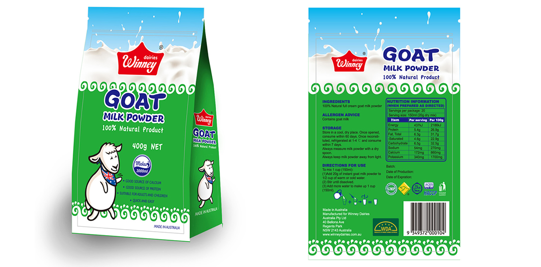 Australian Made Goat Milk Powder